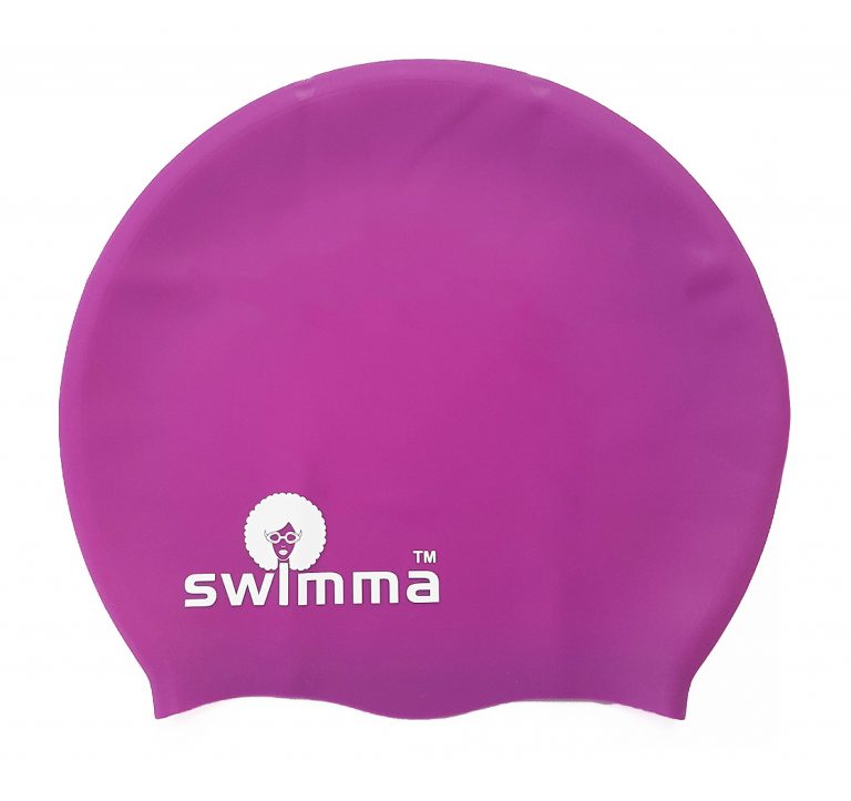 Afro-kids Purple – Swimma Caps