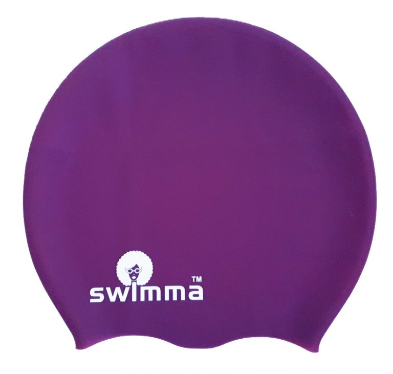 Afro-Midi Royal Blue – Swimma Caps